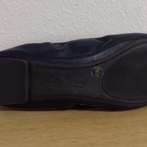Lucky Brand | Shoes | Lucky Brand Emmie Leather Ballet Flats Sz 7m37 ...